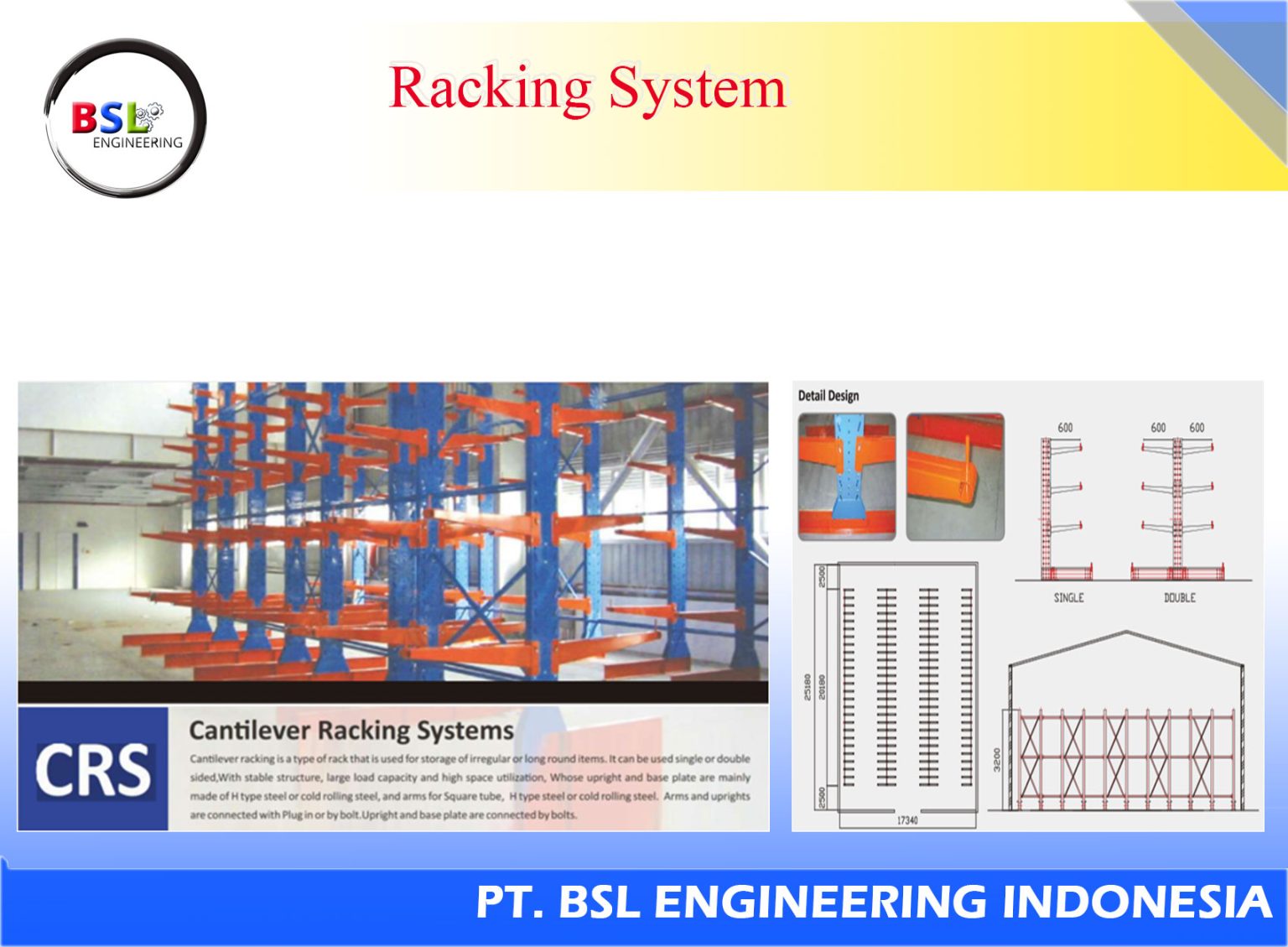 Racking System - PT. BSL Engineering Indonesia (021) 292-7650 / 0812 ...